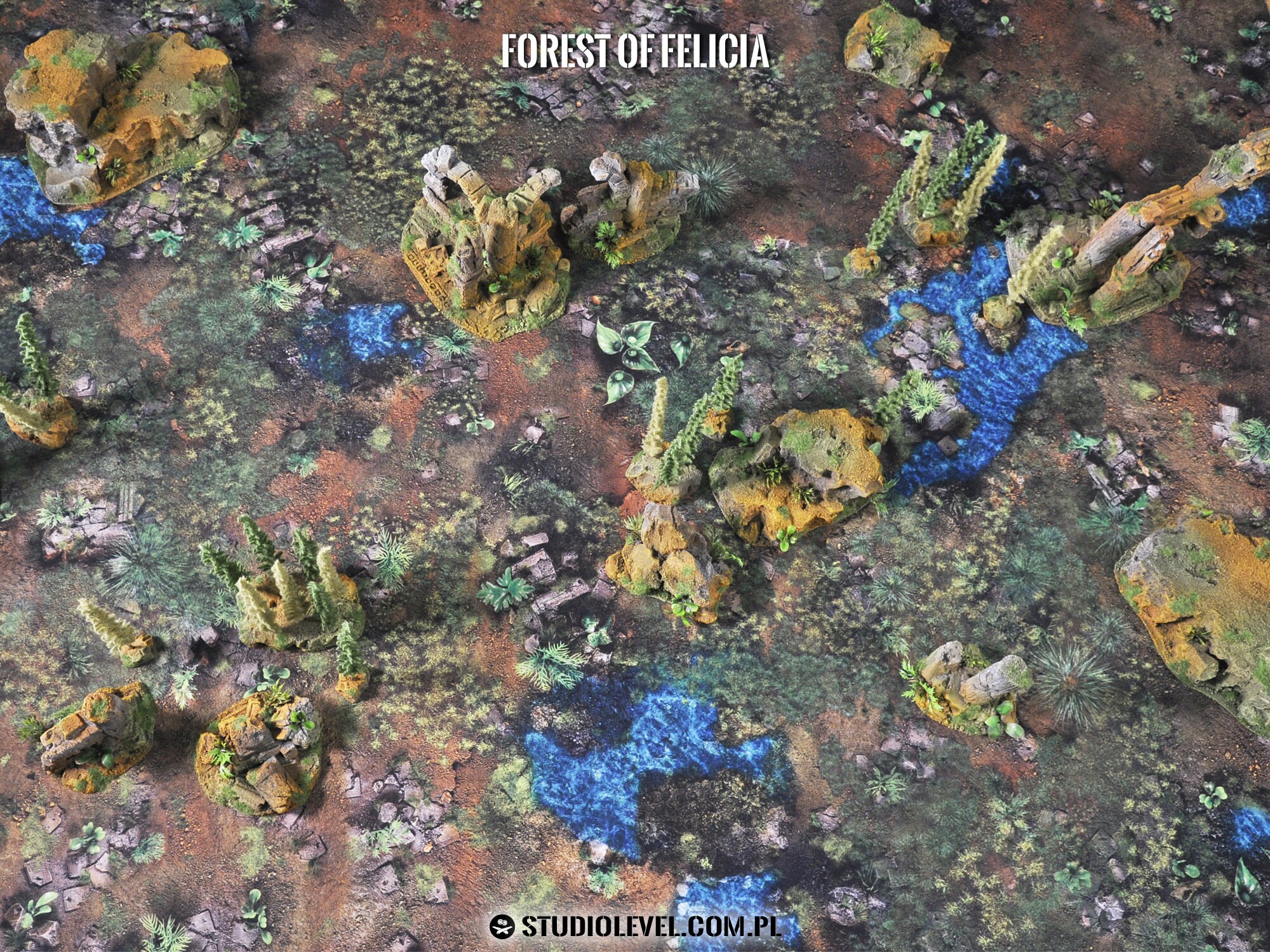 Double FOREST HILL Wargaming Terrain 28mm 32mm Fully - Etsy