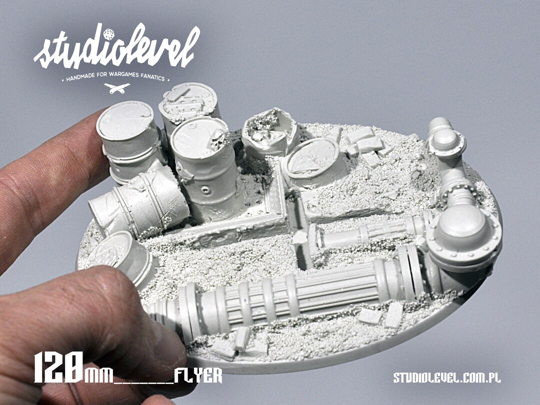 Oval Flyer 120mm INDUSTRIAL MAGNETIC BASES | Scenic Miniature Base ...