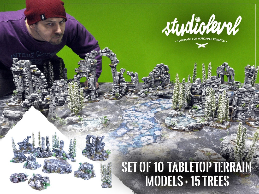WINTER MIDDLE SET + Courier Service | Wargame Terrain, 28mm, 35mm ...