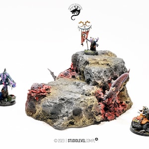 SWARM DOUBLE HILL Warhammer 40K Tyranids Terrain, Alien Swarm Hill ...