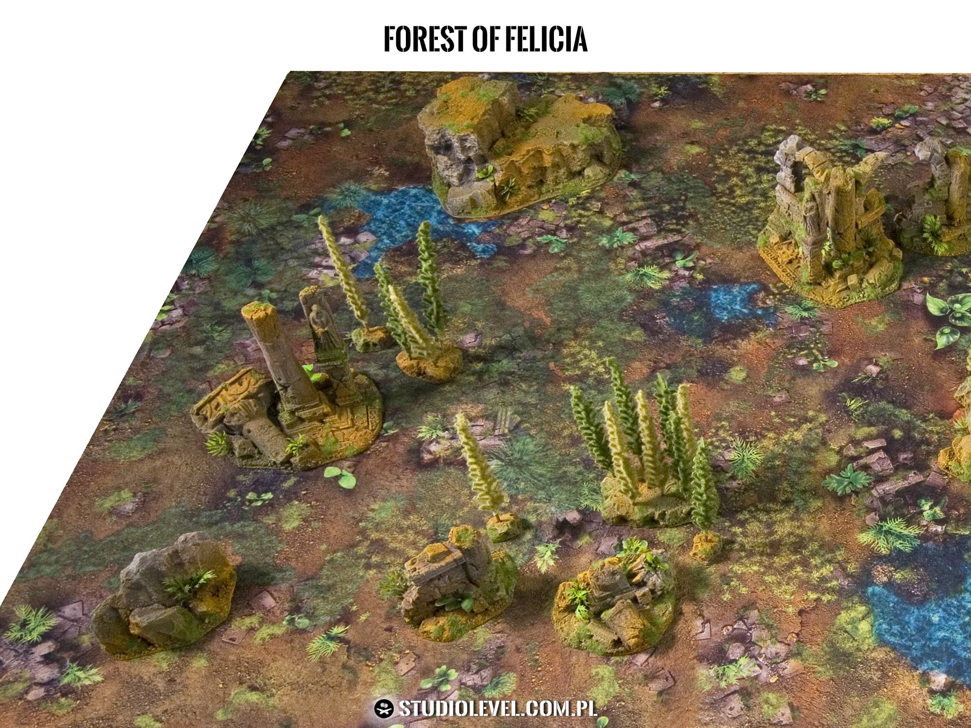 Double FOREST HILL Wargaming Terrain 28mm 32mm Fully - Etsy