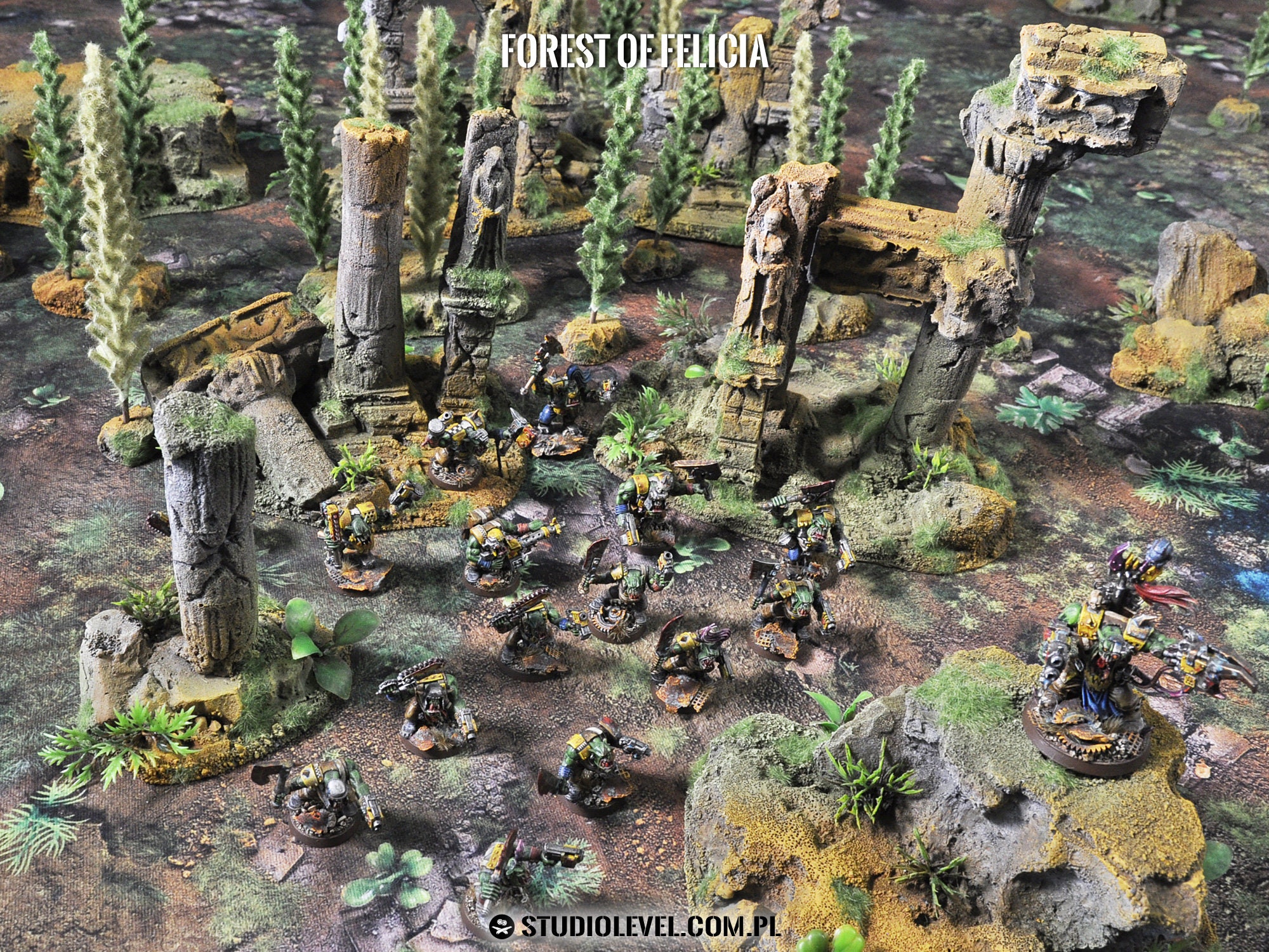 Double FOREST HILL Wargaming Terrain 28mm 32mm Fully - Etsy