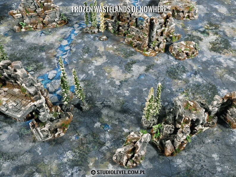 WINTER HOBBYIST SET Wargame Terrain 28mm 32mm Modular - Etsy