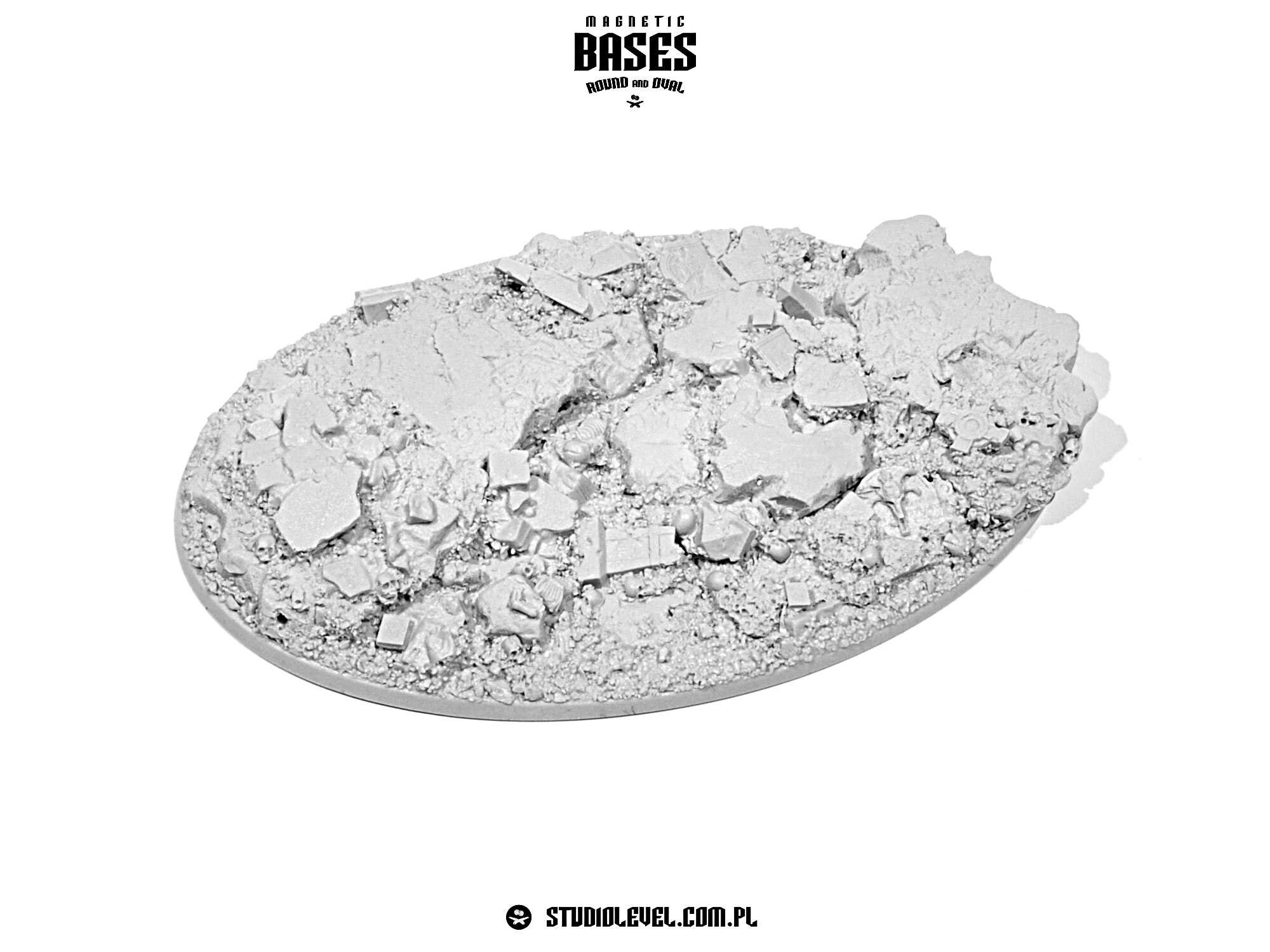 Oval 170mm TOMBSTONE MAGNETIC BASES Scenic Miniature Base - Etsy