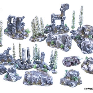WINTER TOURNAMENT SET Wargame Terrain 28mm 32mm Modular - Etsy