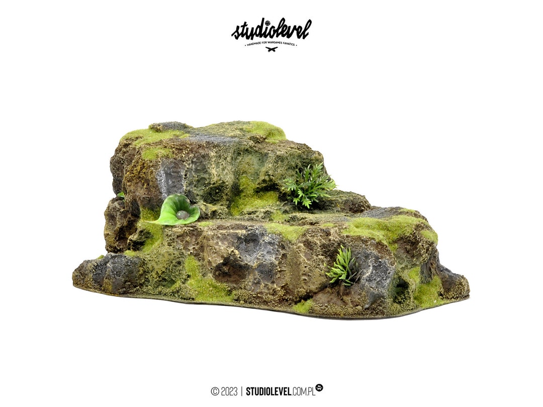 Double FOREST HILL | Wargaming Terrain, 28mm 32mm, Fully Painted ...
