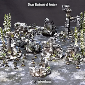 WINTER FANATIC SET Wargame Terrain, 28mm, 32mm, Modular Terrain ...