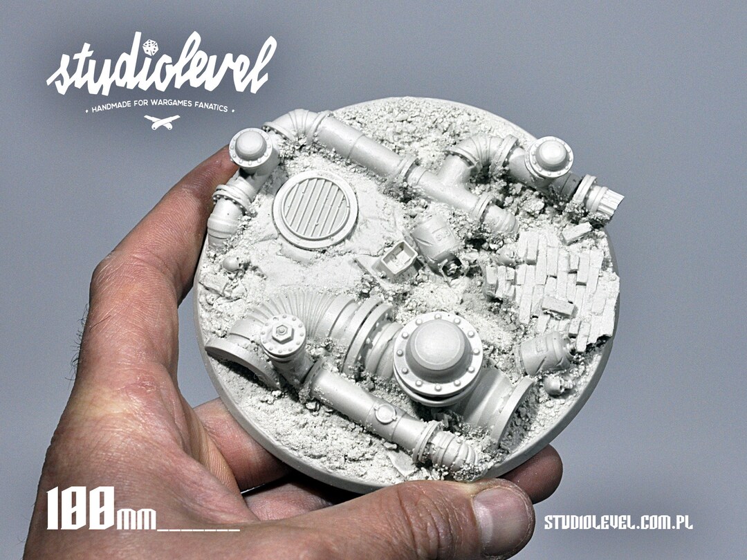 Round 100mm INDUSTRIAL MAGNETIC BASES Scenic Miniature Base - Etsy