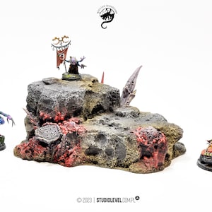 SWARM DOUBLE HILL Warhammer 40K Tyranids Terrain, Alien Swarm Hill ...