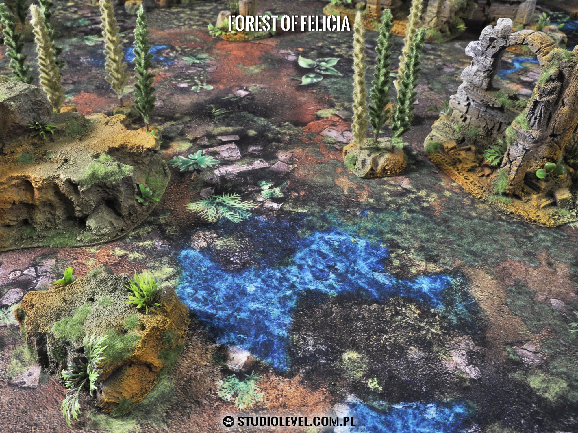 Double FOREST HILL Wargaming Terrain 28mm 32mm Fully - Etsy