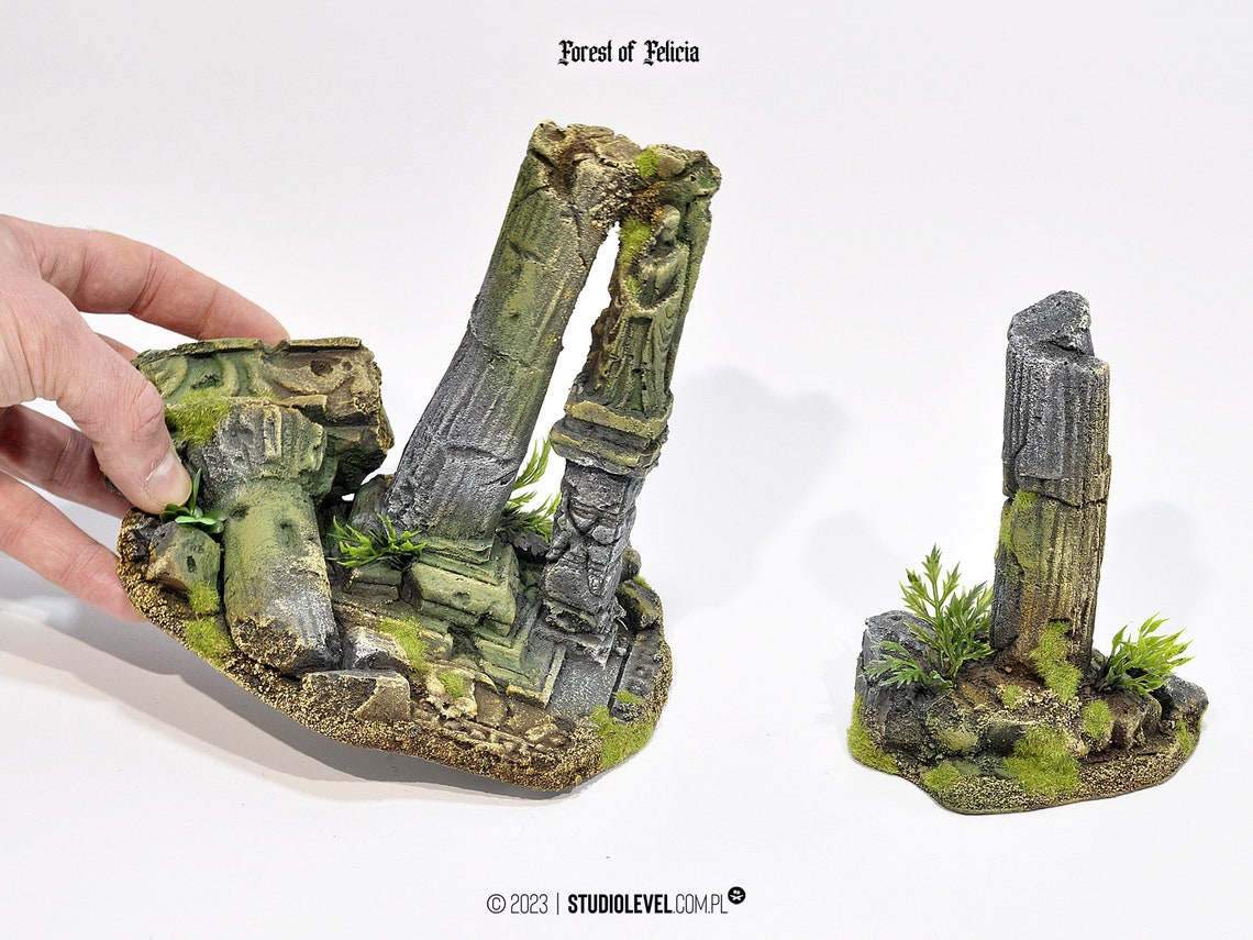 FOREST MIDDLE SET | Wargame Terrain, 28mm, 32mm, Modular Terrain ...