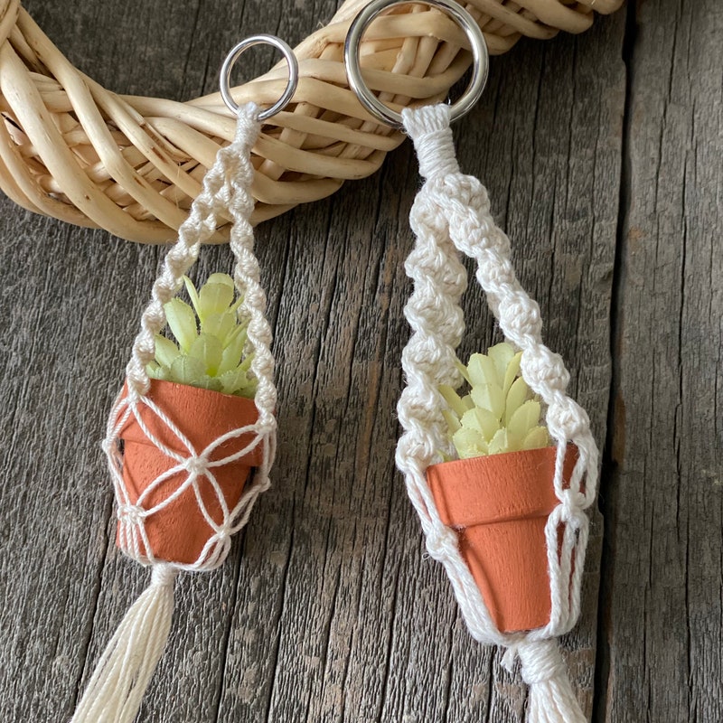 Keychain Macrame - Etsy