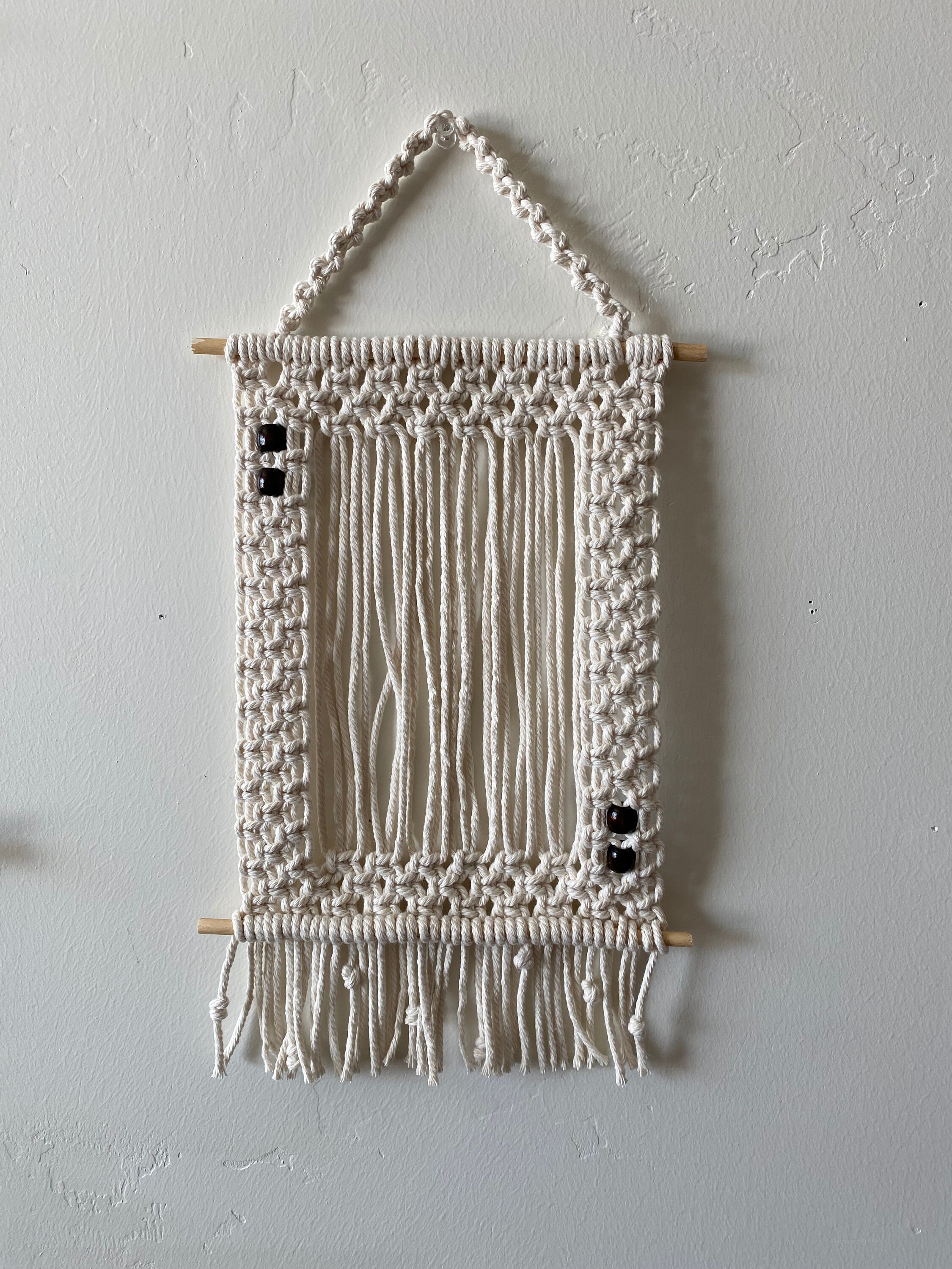 Macrame Picture Frame 4 X 6 - Etsy