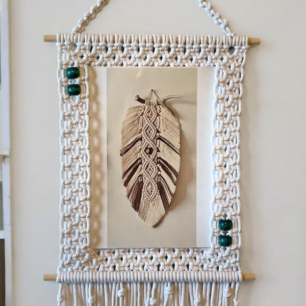Macrame Frame - Etsy