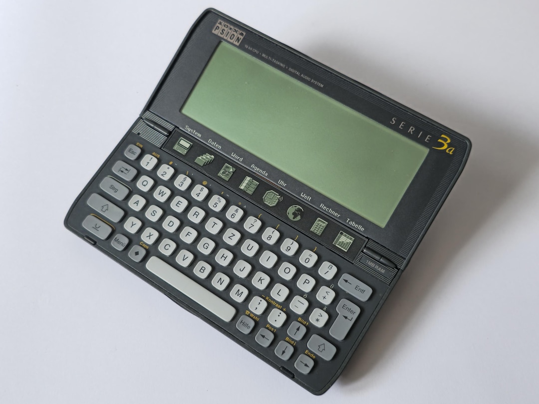 Psion 3a 1MB ビンテージ PDA パーソナルコンピュータ QWERTZ ドイツ語 OS - Etsy 日本