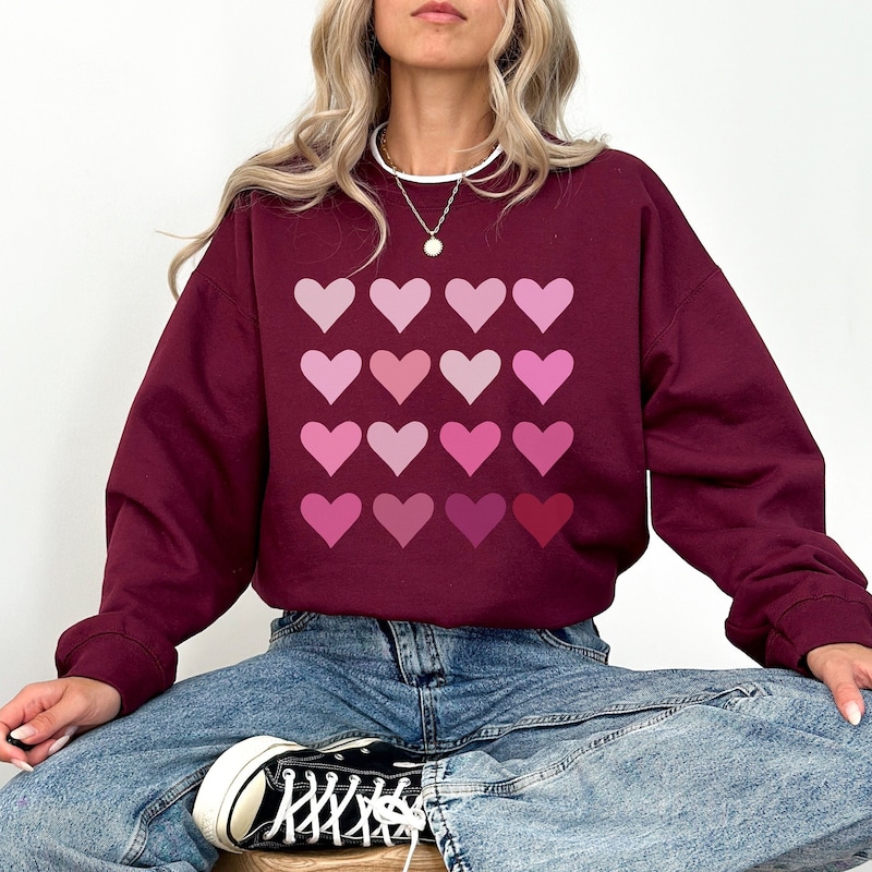 Heart Sweater - Etsy