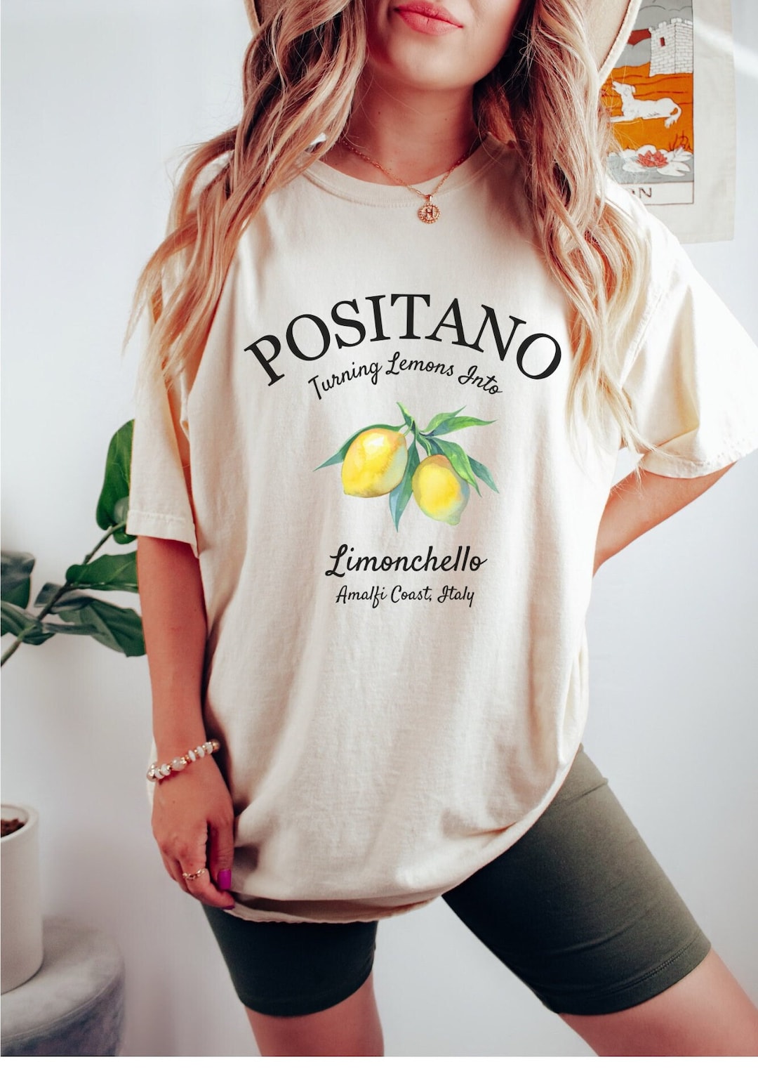 Positano Shirt, Amalfi Coast, Vacation Shirt, Summer Shirt, Limone ...