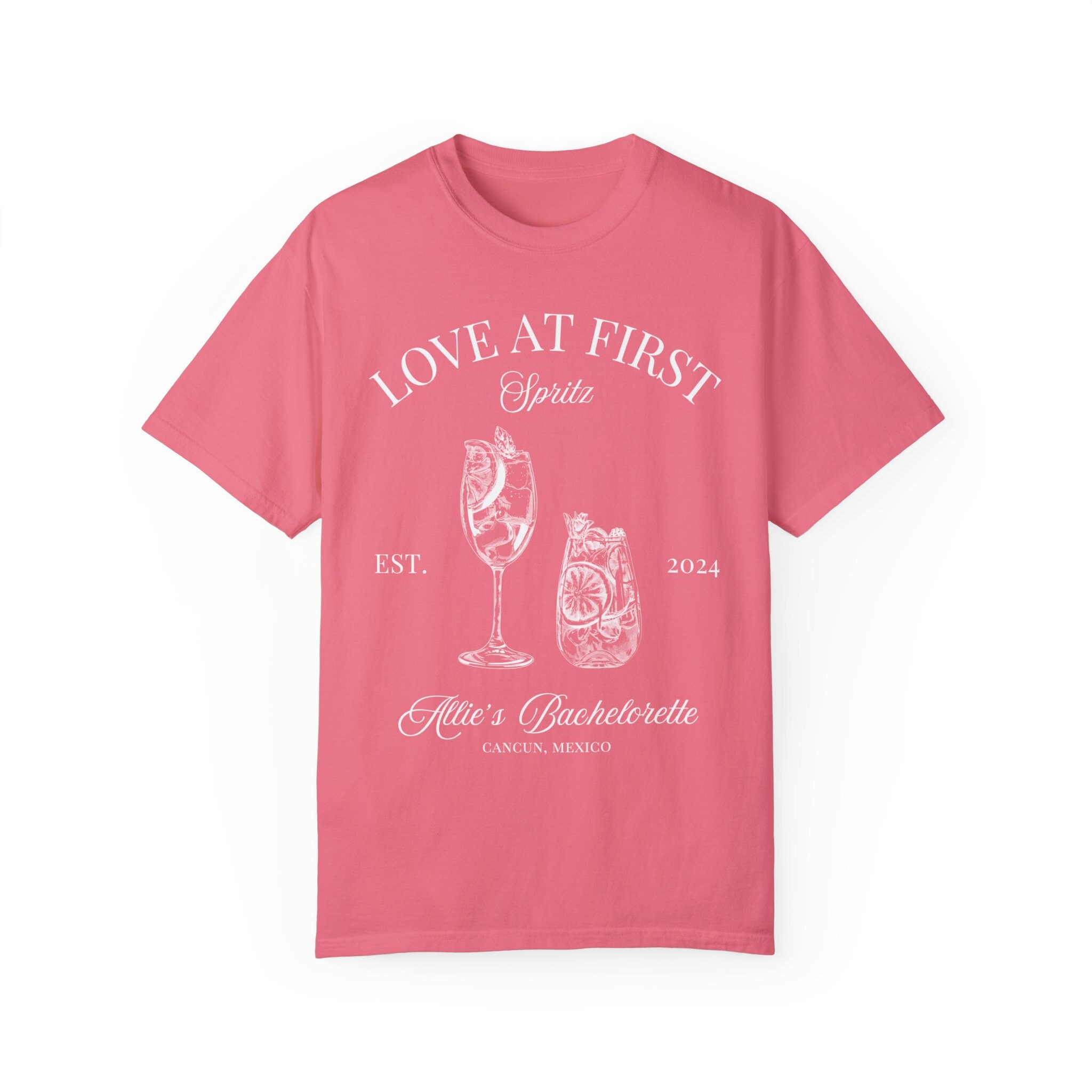 Love at First Spritz Aperol Spritz T Shirt Tropical Bach Merch Cancun ...