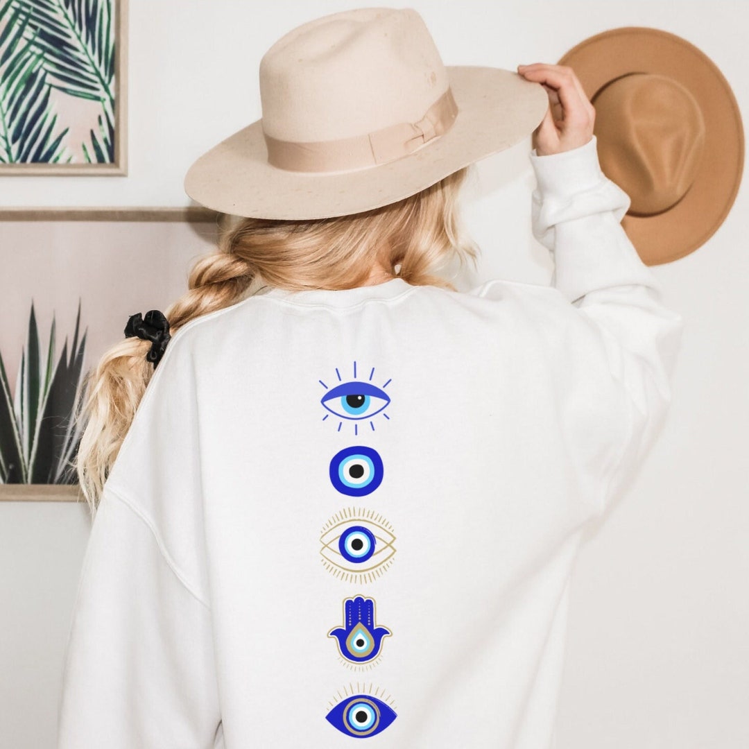 Evil Eye Sweatshirt, All Seeing Eye Sweatshirt, Cute Preppy Sweatshirts ...