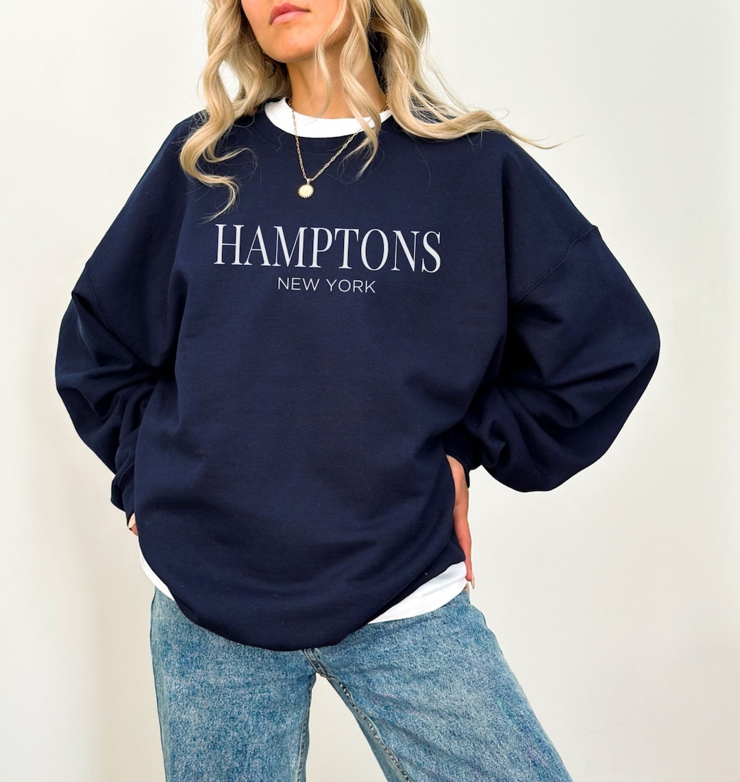 Hamptons Sweatshirt the Hamptons Top Summer Vibe VSCO Crewneck ...