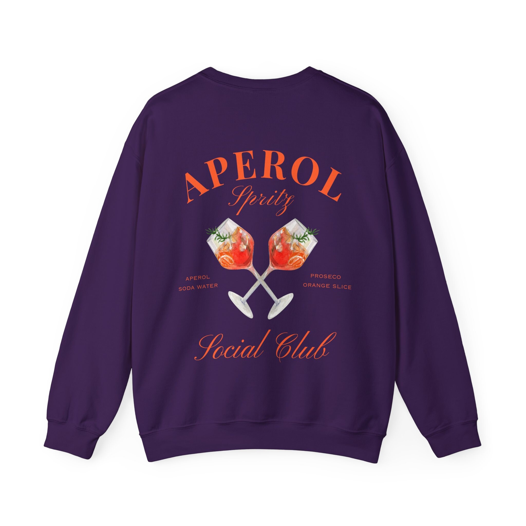 Aperol Spritz Sweatshirt, Alcohol Sweatshirts for GF or Wife, Bach ...