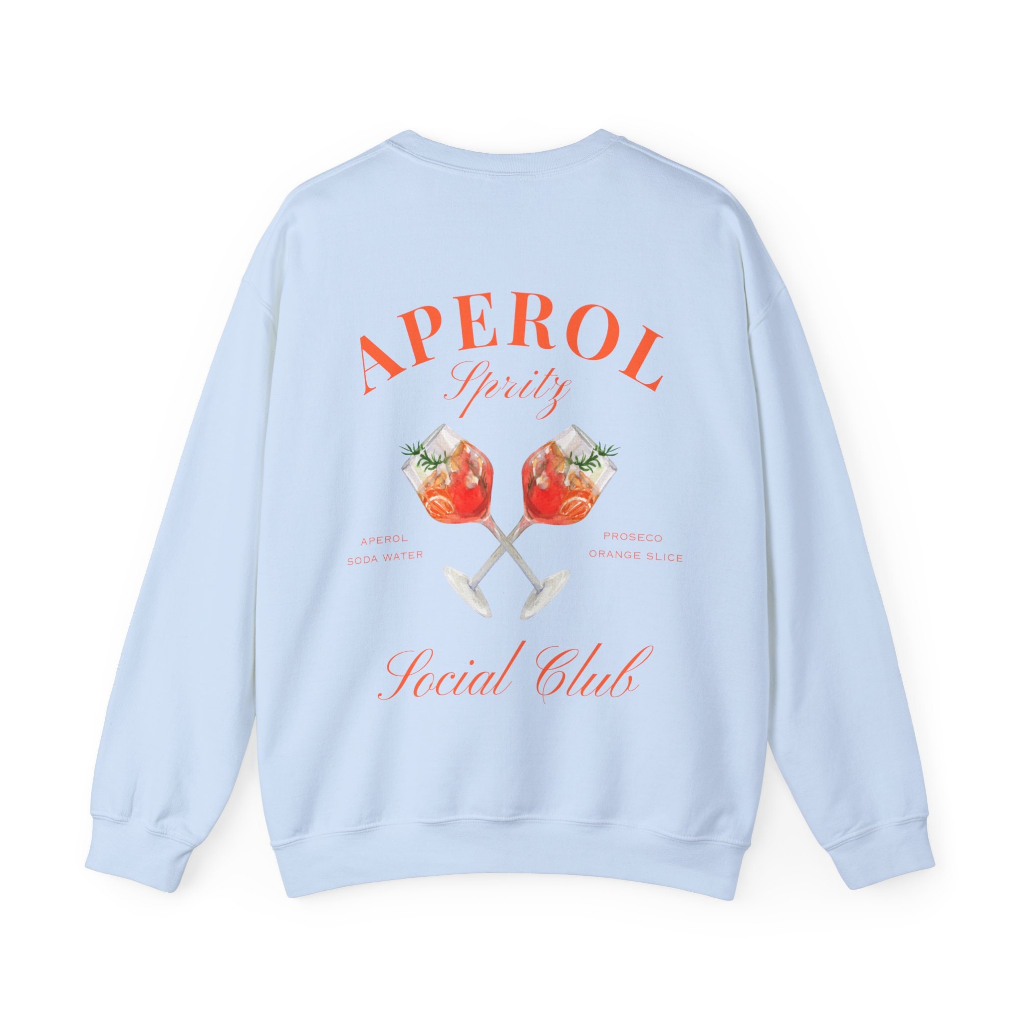 Aperol Spritz Sweatshirt, Alcohol Sweatshirts for GF or Wife, Bach ...