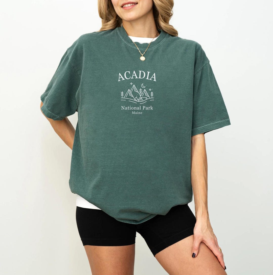 Acadia National Park Tshirt Bar Harbor Shirt Maine Sweat Lobster T ...