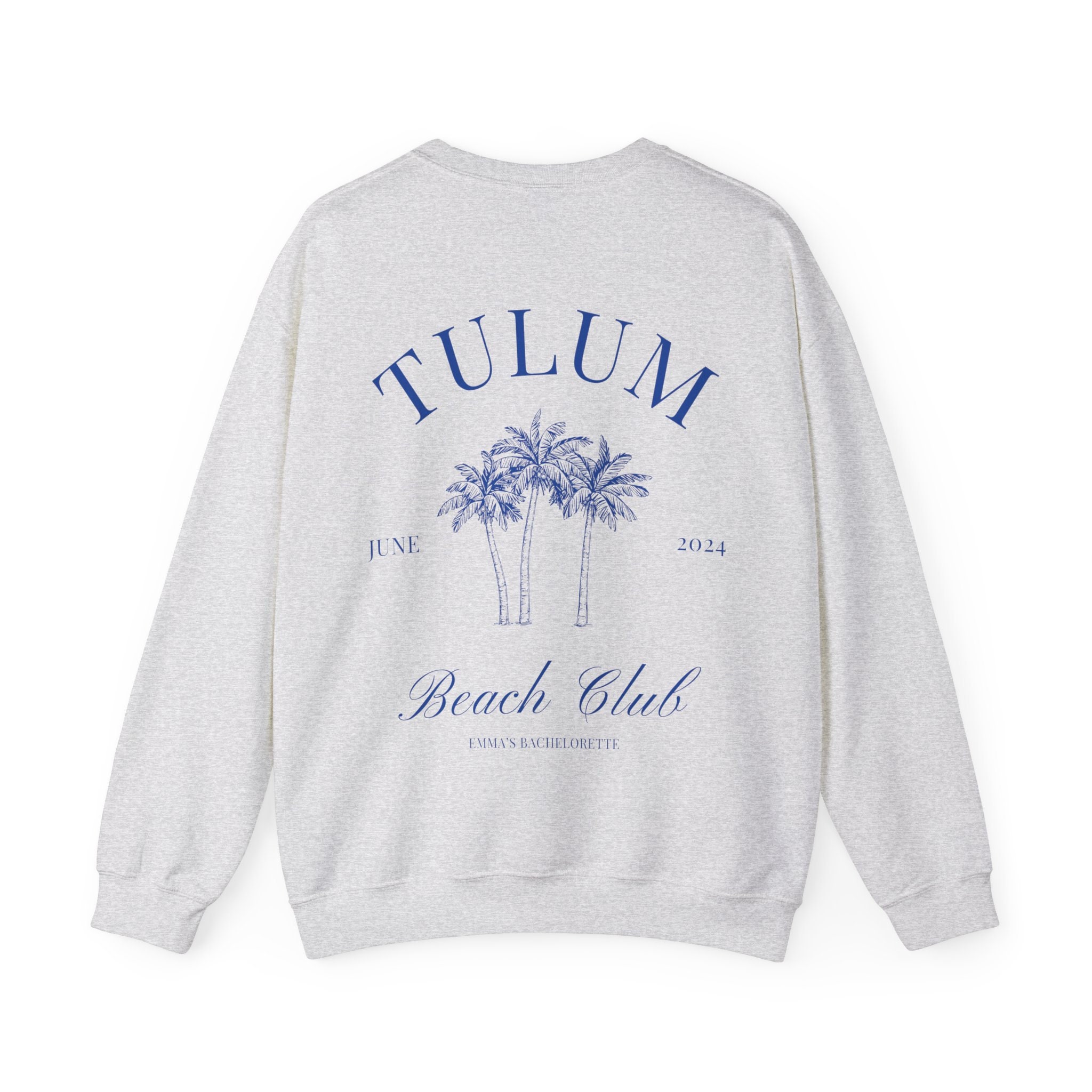 Tulum Bachelorette Party Shirts Custom Bridal Party Crewneck Beach Club ...