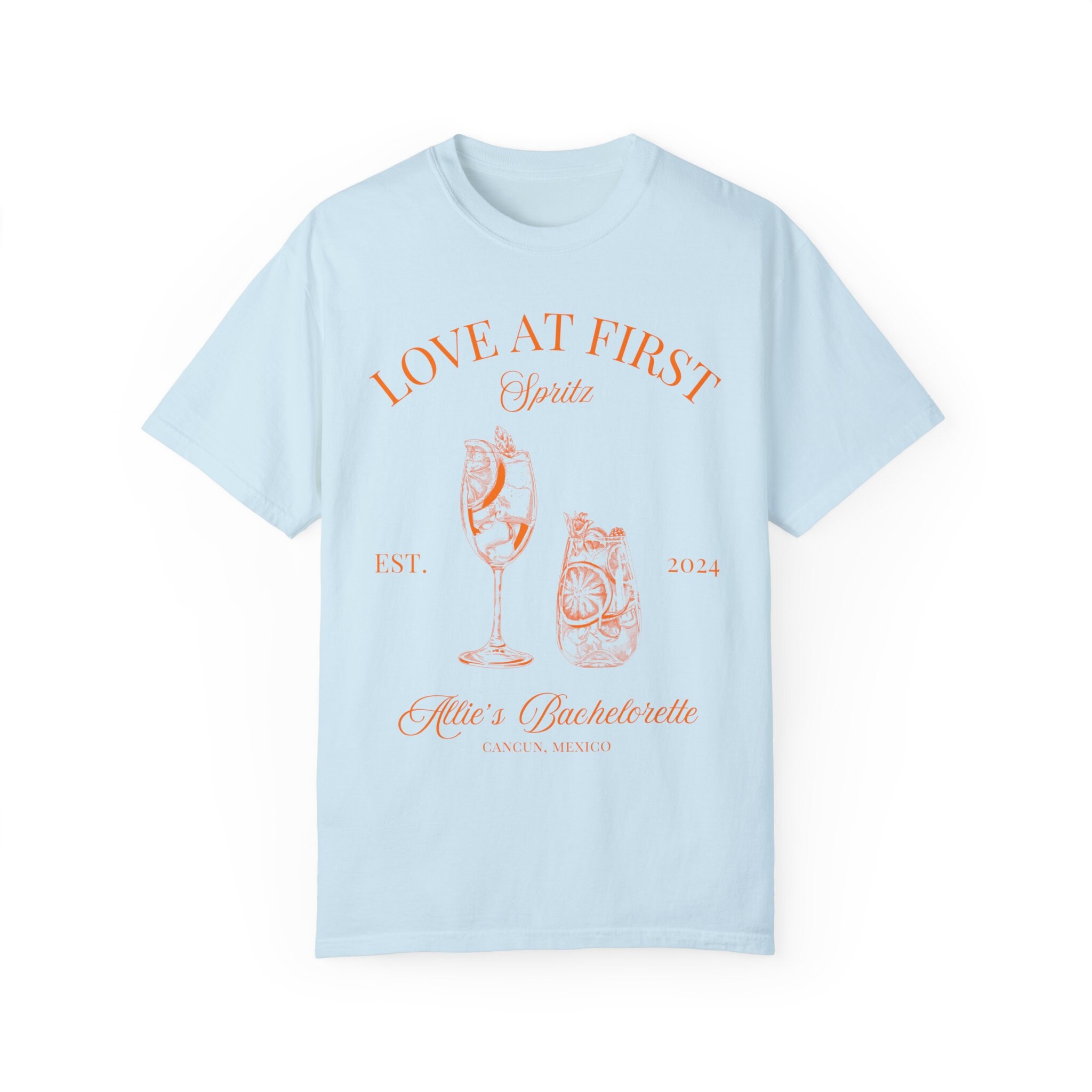 Love at First Spritz Aperol Spritz T Shirt Tropical Bach Merch Cancun ...