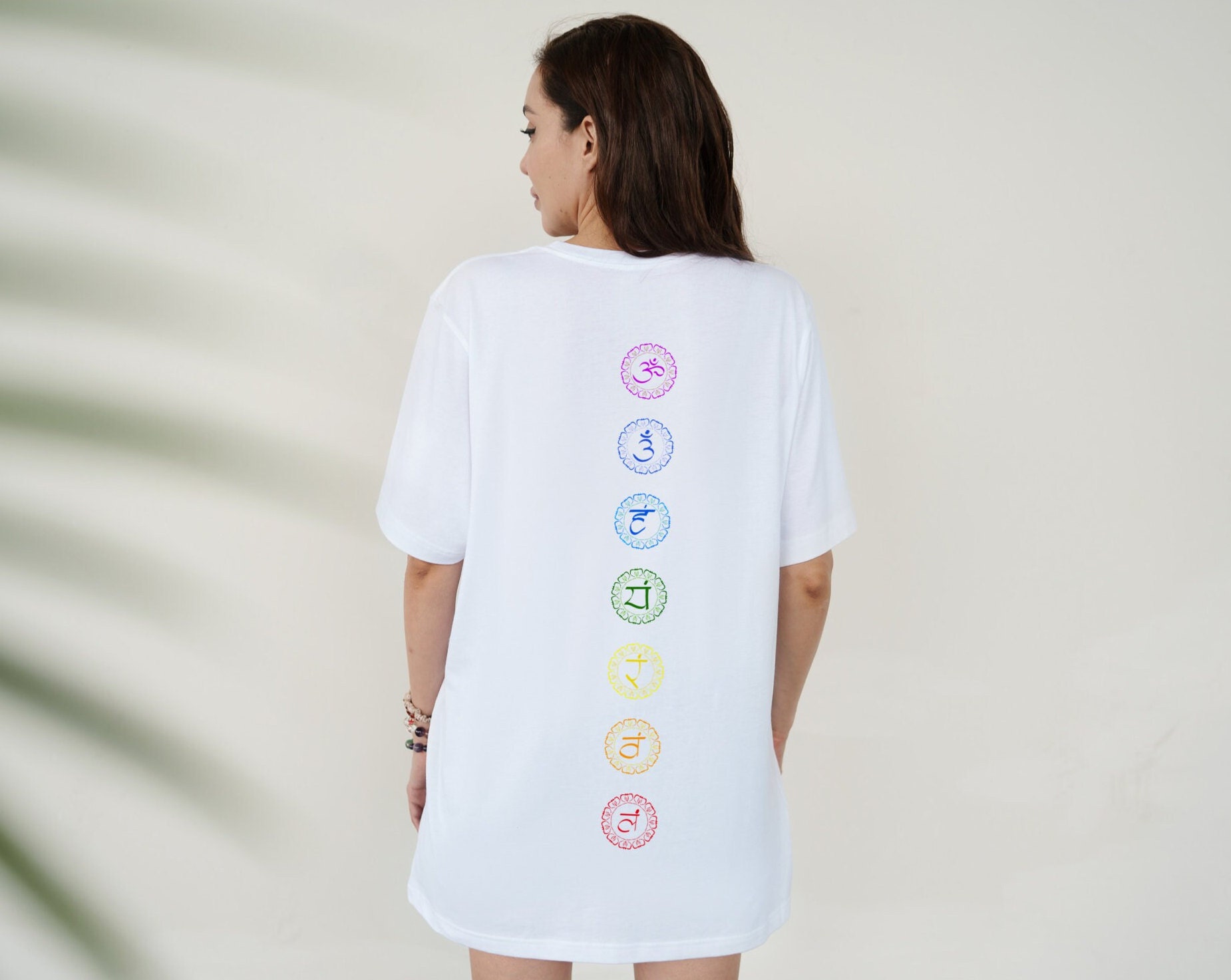 7 Chakras Tshirt Seven Chakras Shirt Yogi Girl 7 Chakra Namaste Shirt ...