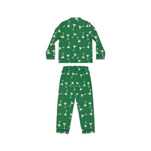 Custom Dirty Martini Pajama Women's Satin Pajamas Martini Bachelorette ...