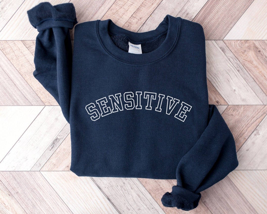 Sensitive Sweatshirt, Big Feelings Club, Emotions Crewneck, Highly ...