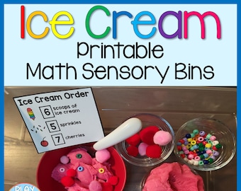 Apple Pie Math Sensory Bin Printables | Small Group Activities - Etsy