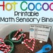 Hot Cocoa Math Sensory Bin - Etsy
