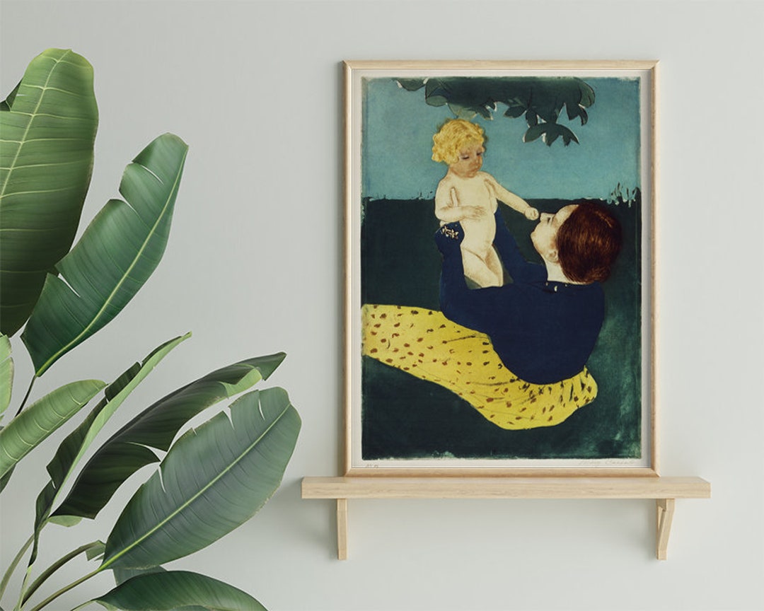 Poster Wall Art Tree Illustration by Mary Cassatt #RO122 Replica Prints ...