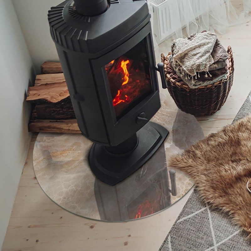 Slate Round Hearth - Etsy UK