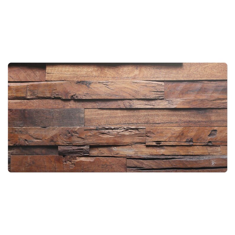 Wooden Texture Desk Mat, Brown Desk Pad, PVC Table Protector, Textures ...
