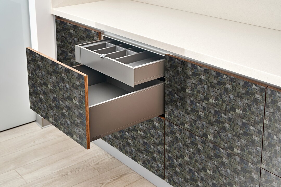 Stone Wall Furniture Sticker, Texture Adhesive Foils, Texture Style ...