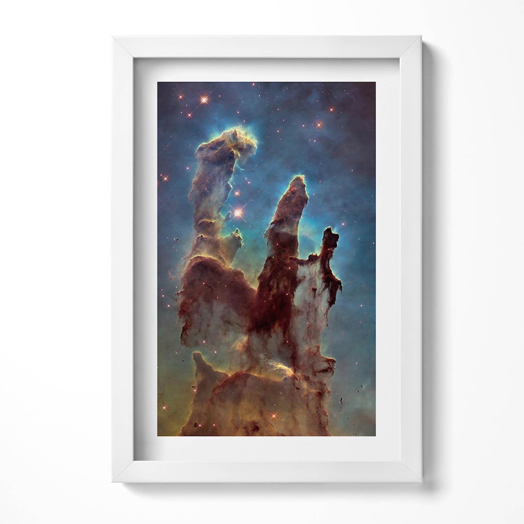 Nasa Space Photo Painting in Frame, Earth and Space Wall Art in Frame ...