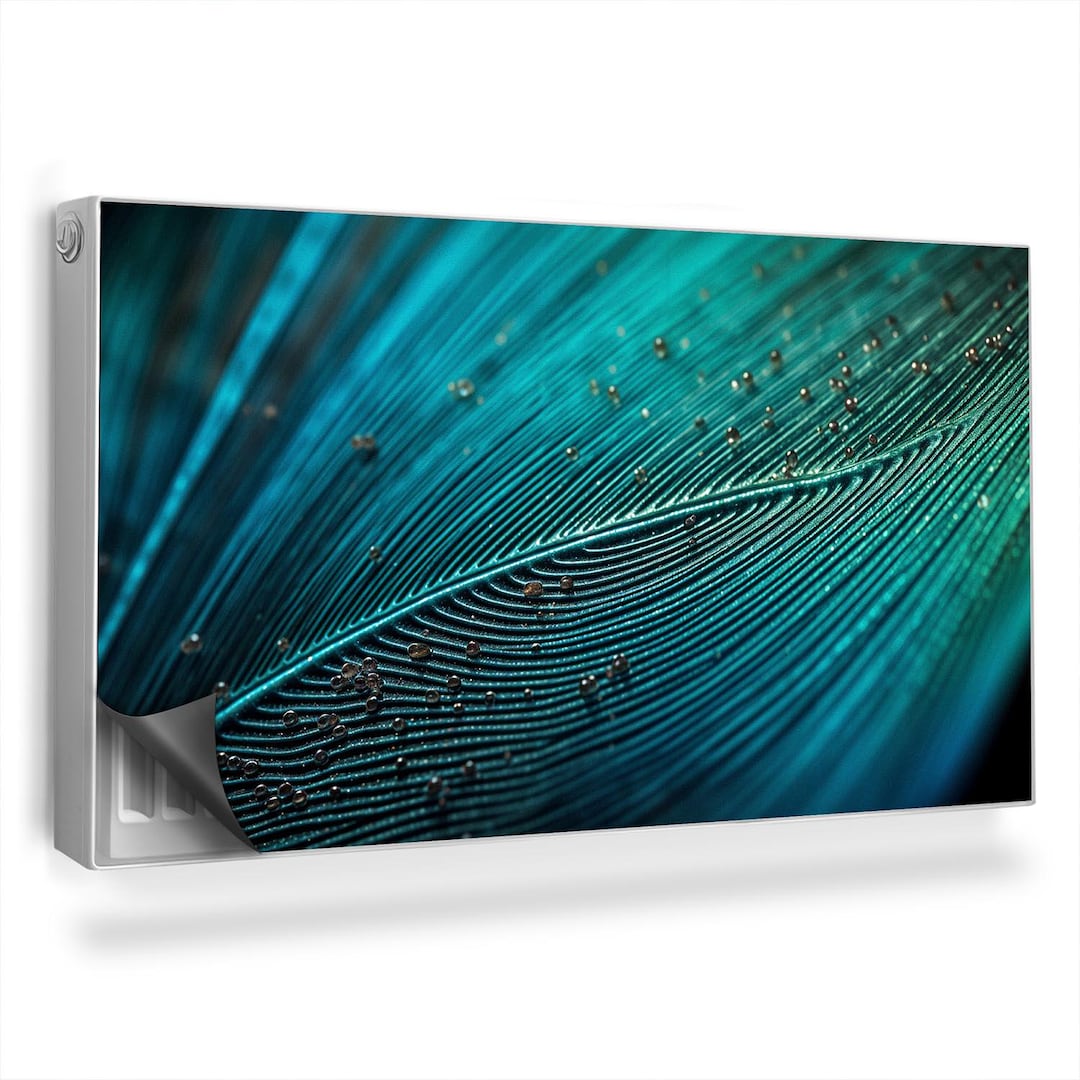 A Close-up of the Intense Structure of the Feather Radiator Cover ...