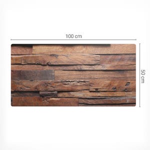Wooden Texture Desk Mat, Brown Desk Pad, PVC Table Protector, Textures ...
