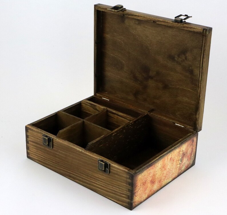 Treasure Chest With 6 Compartments of Different Sizes. Perfect for ...
