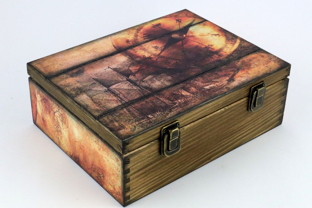 Treasure Chest With 6 Compartments of Different Sizes. Perfect for ...