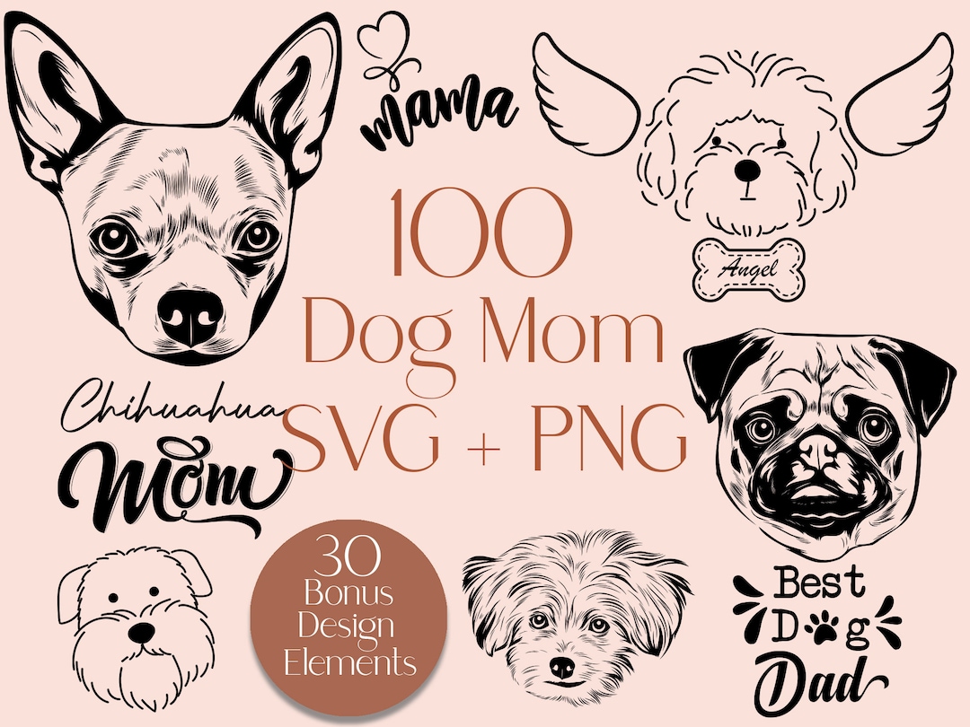 Dog Breeds SVG Bundle: 100 Designs for Dog Lovers (commercial Use) - Etsy