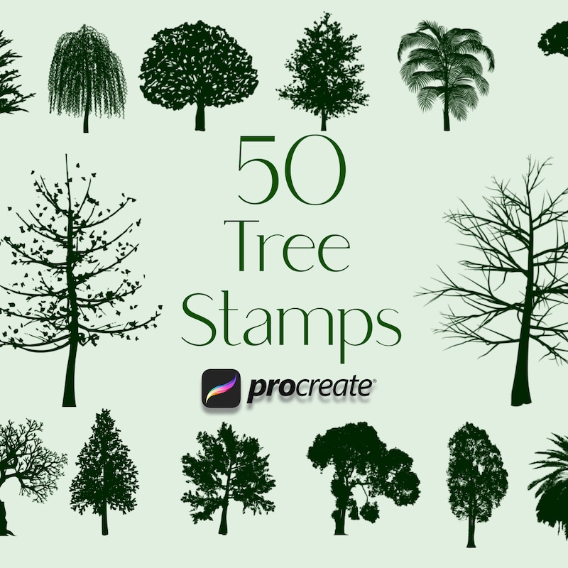 Tree Stamp - Etsy