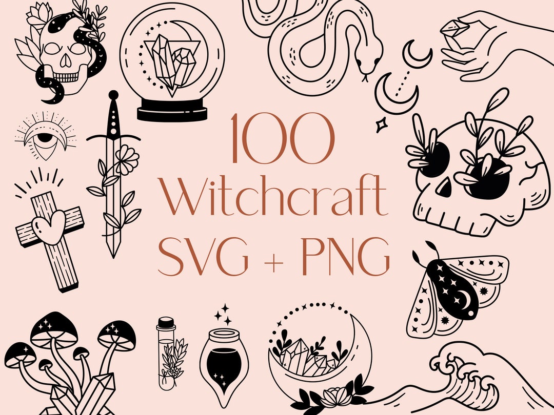 Brujería SVG, Bruja Svg, Archivos SVG, Místico Svg, Magia Svg ...