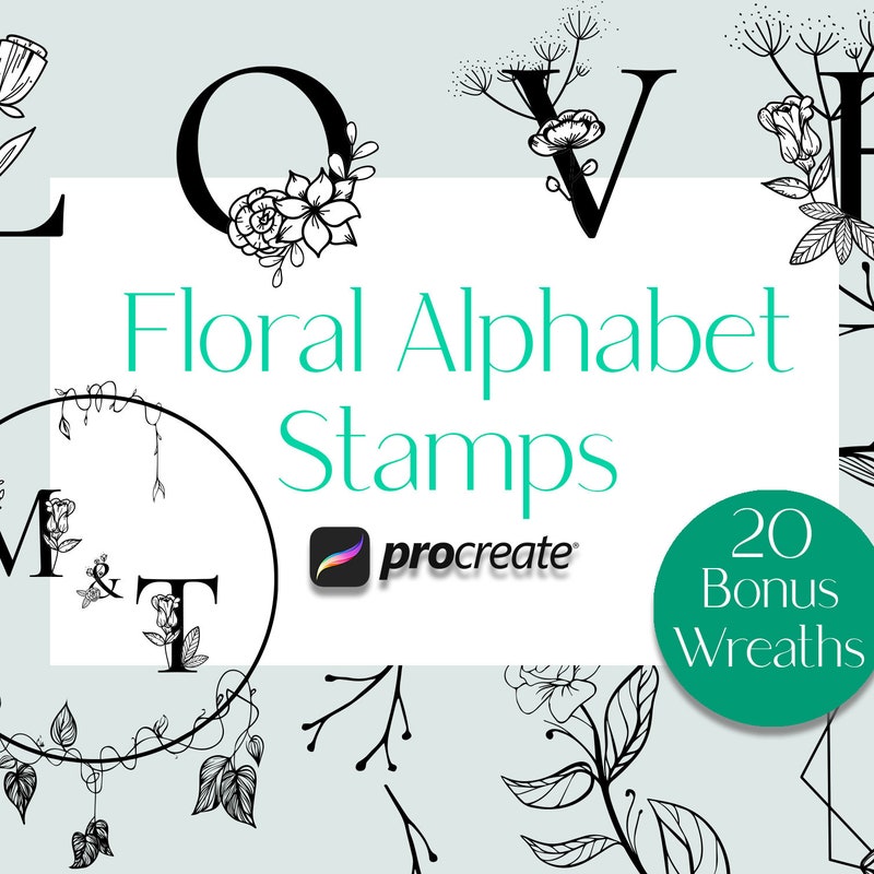 Cursive Alphabet Stamps - Etsy