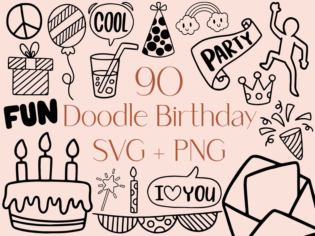 Birthday SVG Bundle Party Theme SVG Happy Birthday Svg Birthday Cut ...