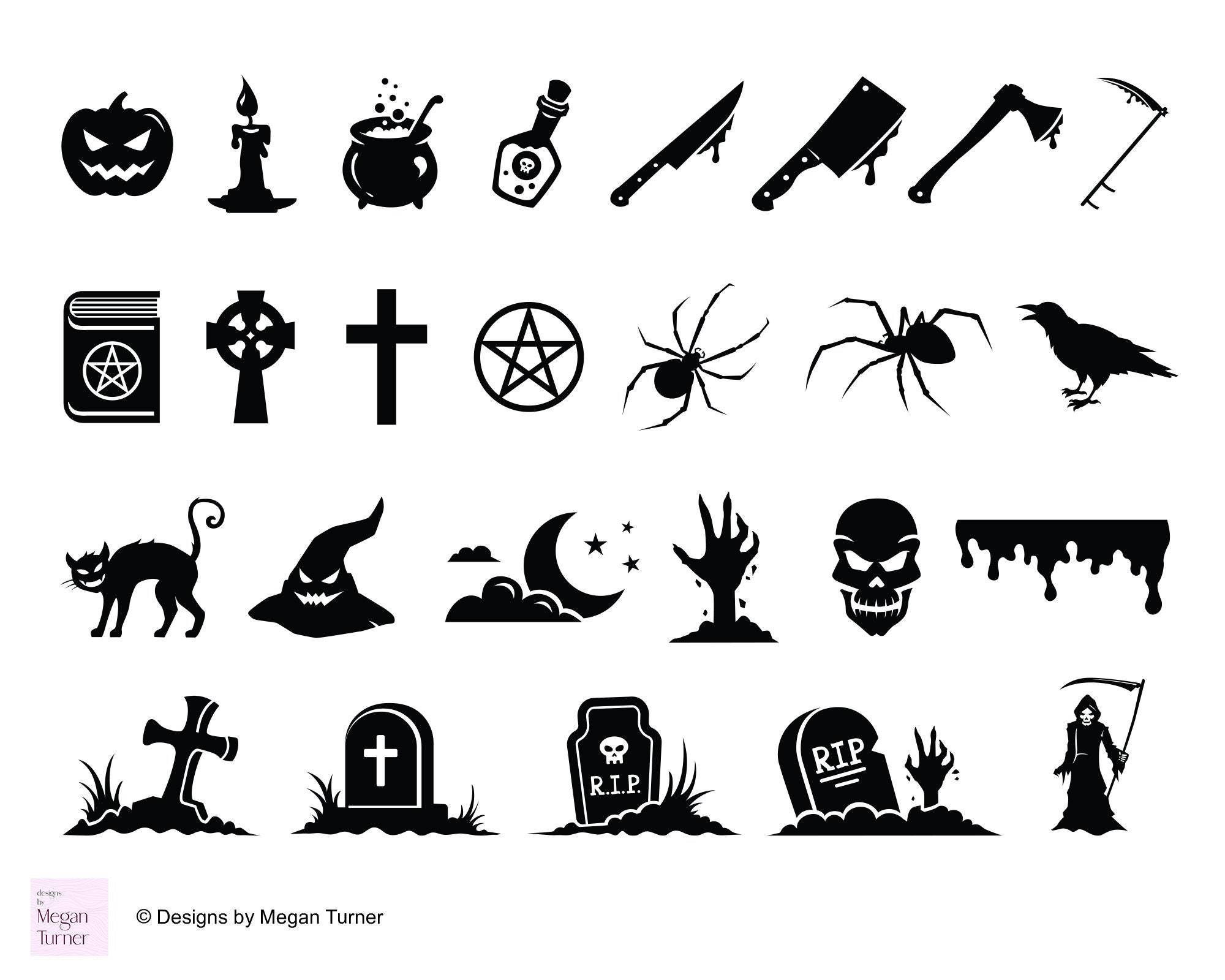 Halloween Svg Horror Svg Spooky Svg Pumpkin Svg - Etsy