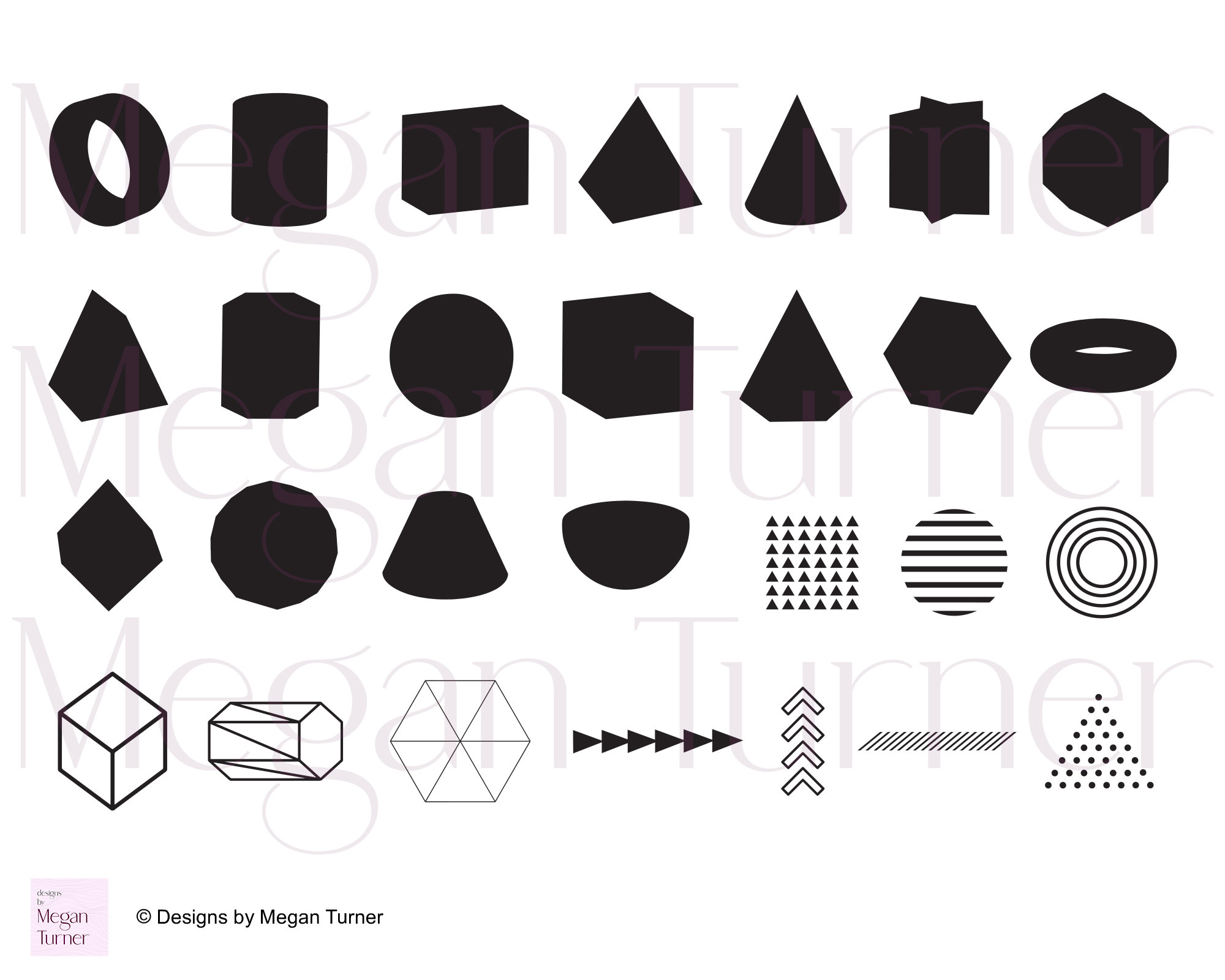 Shape Svg Bundle Geometric Shape Svg Basic Shape Svg - Etsy Australia